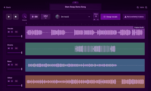 Voice-Swap | AI Voice Transformation Tool for Musicians & Creators